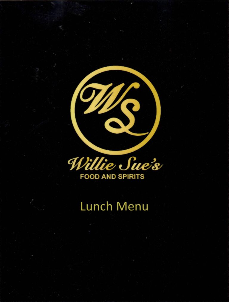 Menu - Willie Sues